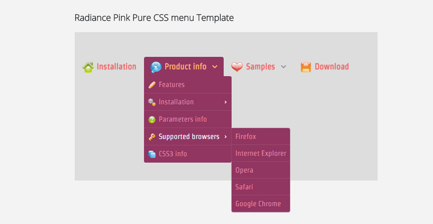 Free Drop Down Menus in CSS3 & HTML5 - Web Design Inspiration ...